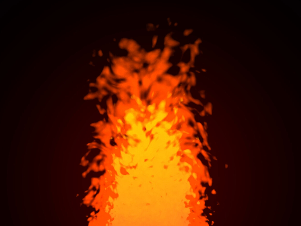 ArtStation - 2D Fire Effect