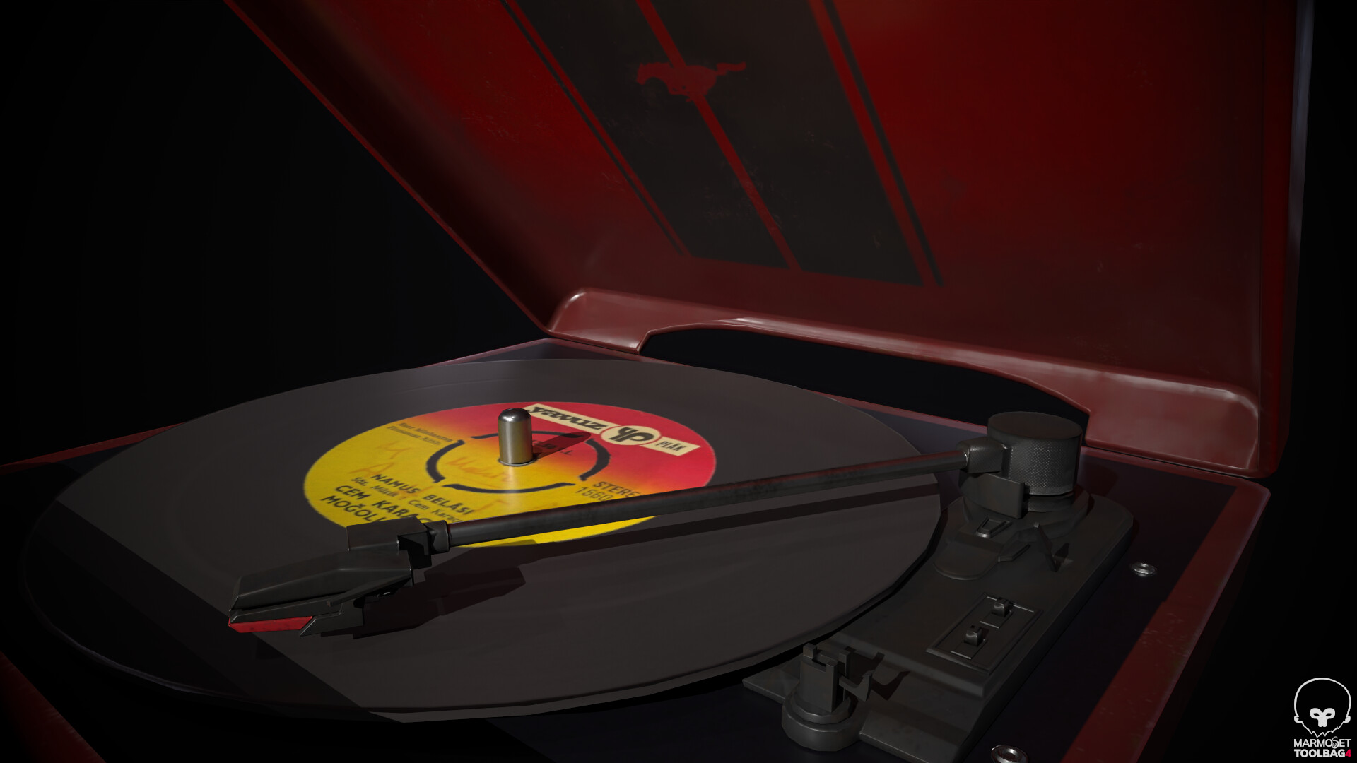 ArtStation - Mustang Record Player