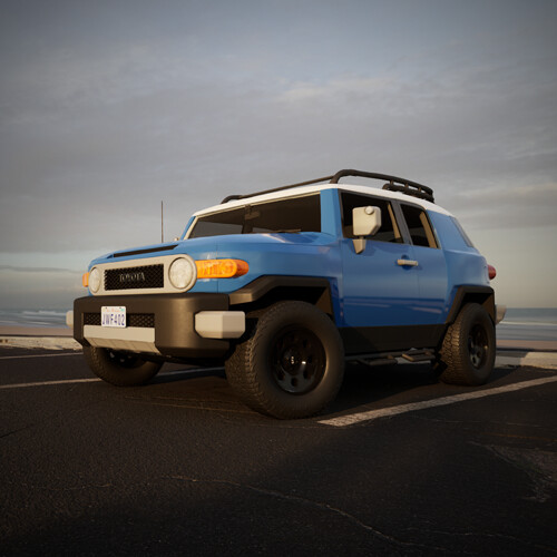 ArtStation - Toyota FJ Cruiser