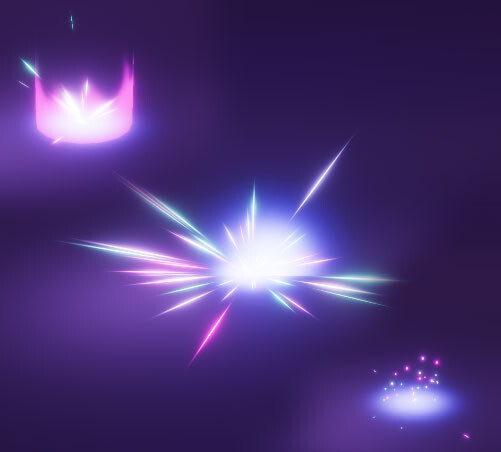 ArtStation - Sparkles explosion