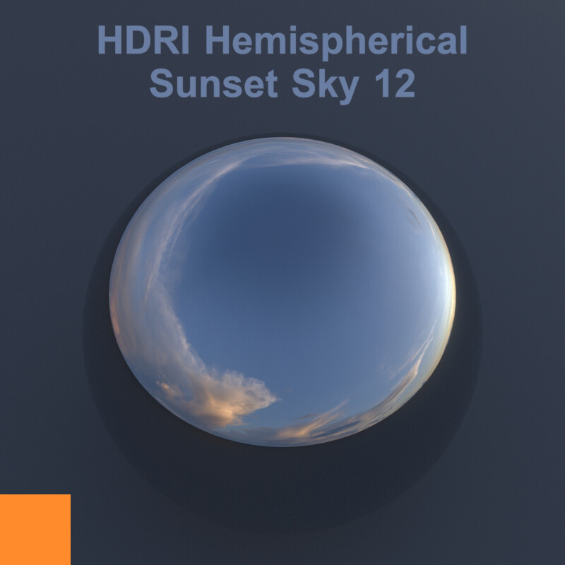 ArtStation - HDRI Hemispherical Sunset Sky 12