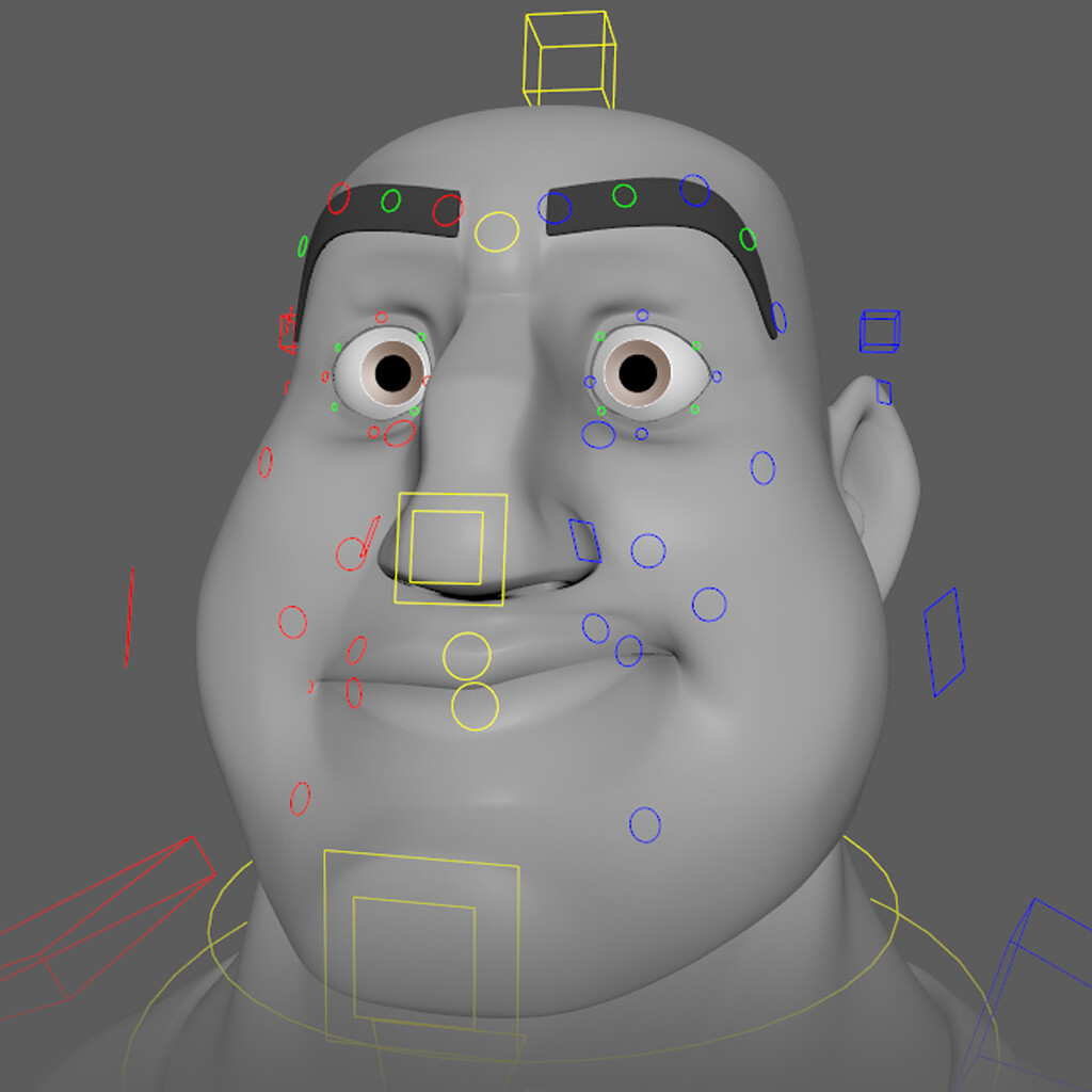 ArtStation - STYLIZED - Head Rigg