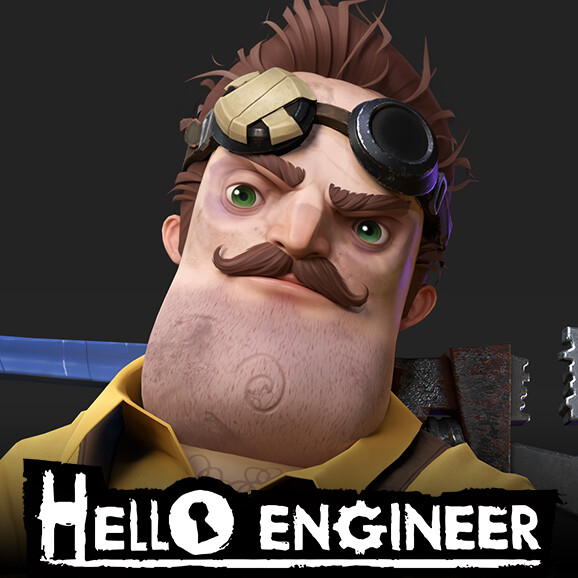 ArtStation - Neighbour from Hello Engineer