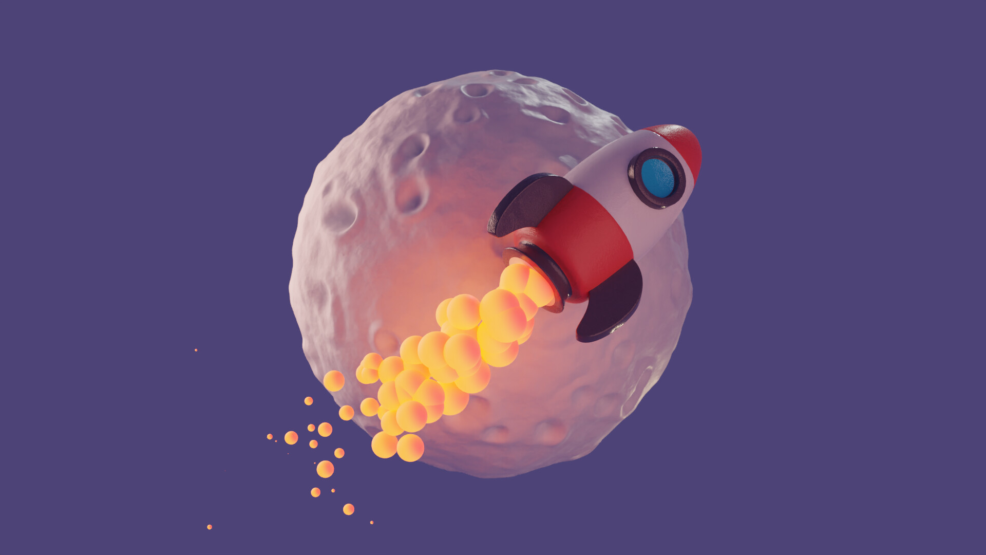 ArtStation - Cartoon Rocket Animation