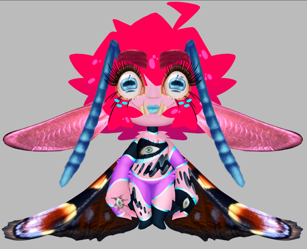 ArtStation - Realistic terror vtuber model