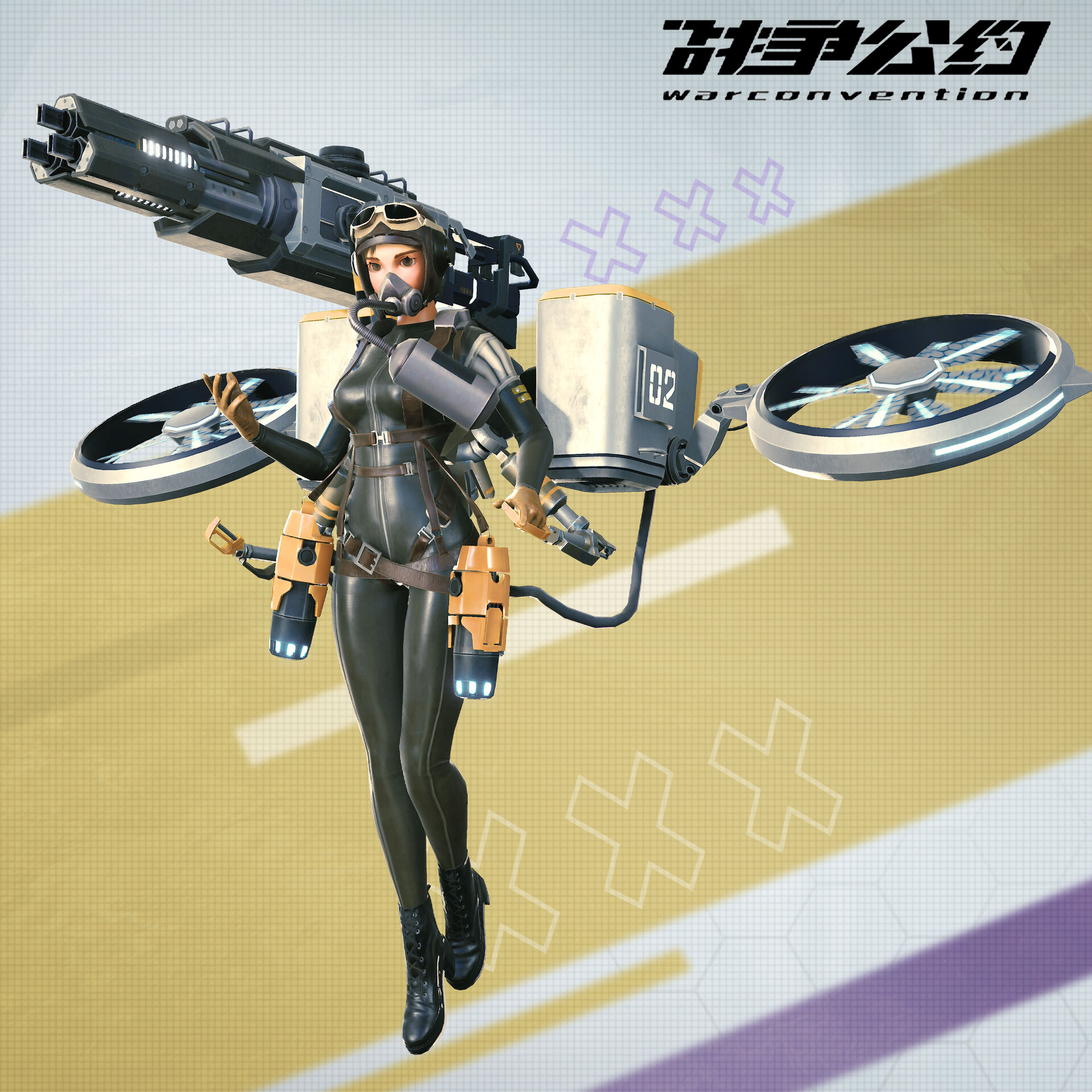 ArtStation - Warconvention_Flying soldier