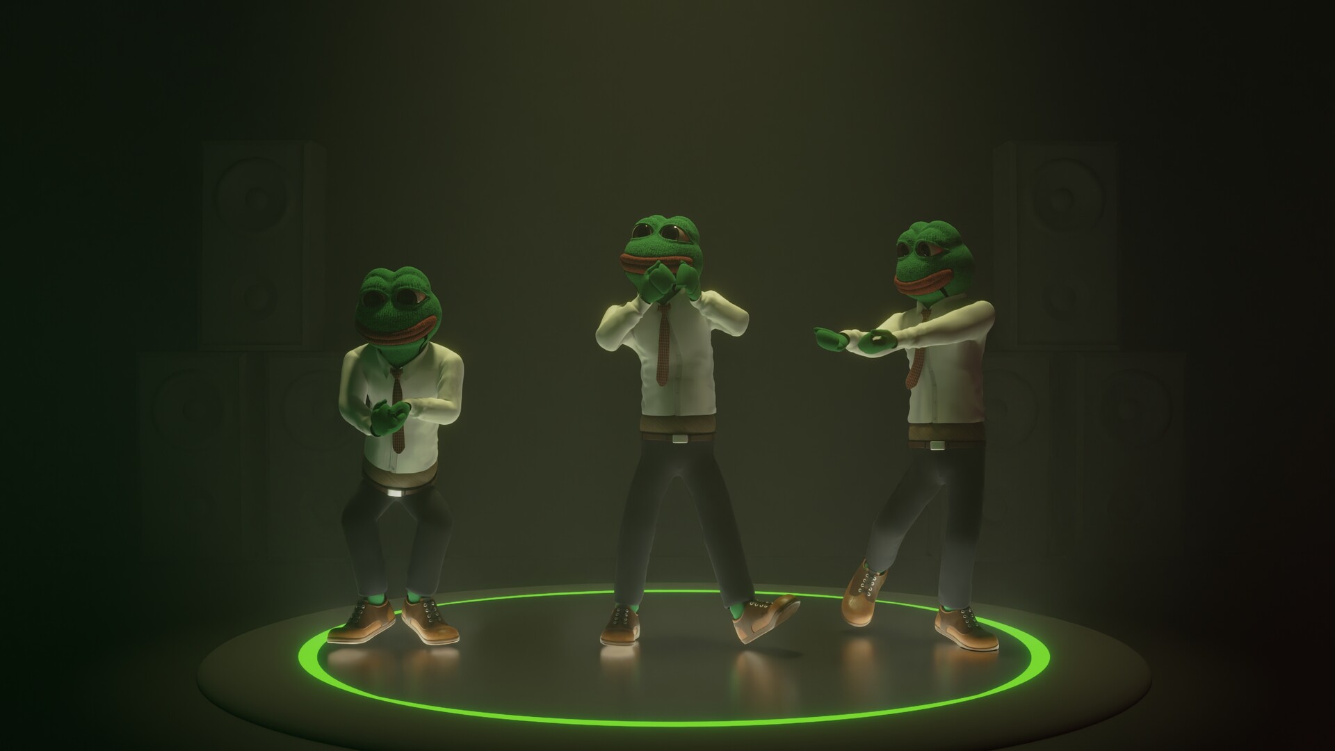 ArtStation - Pepe the frog - Dance