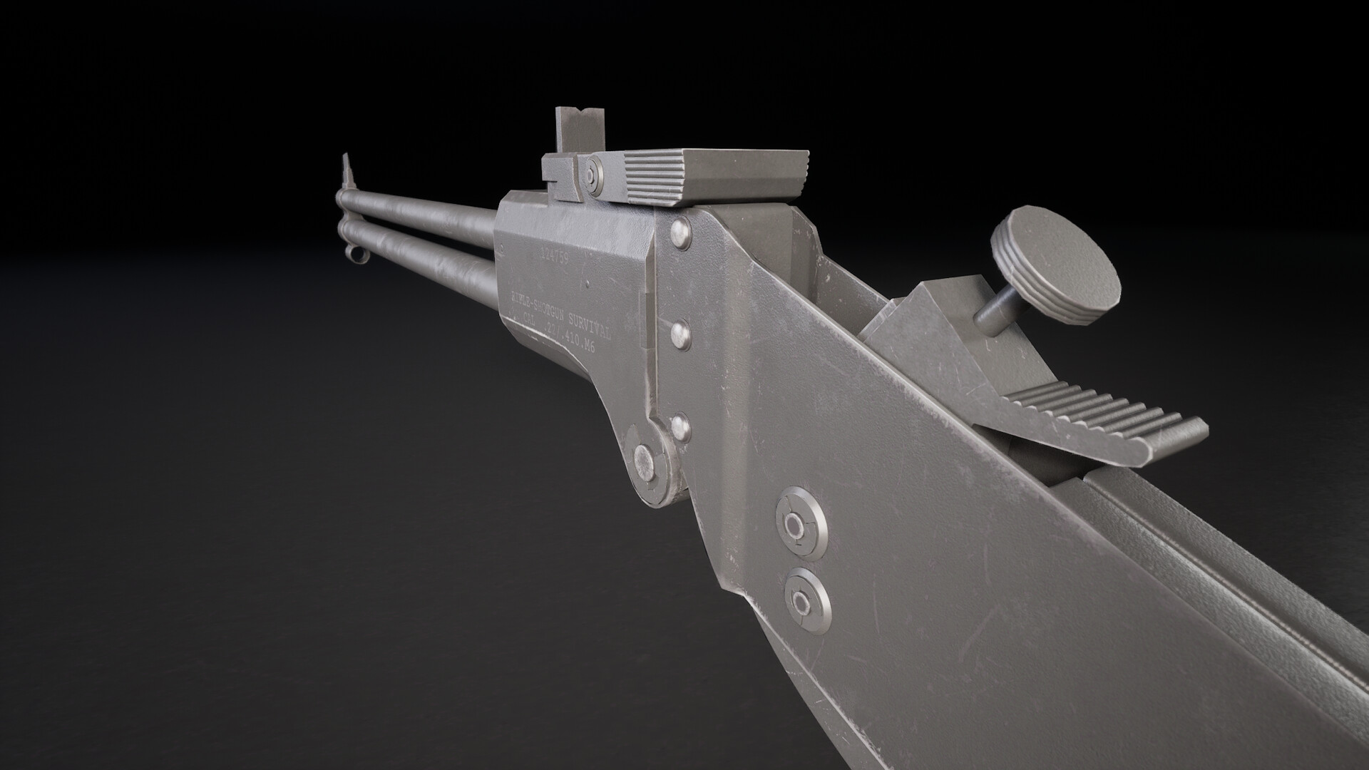 ArtStation - M6 Survival Rifle