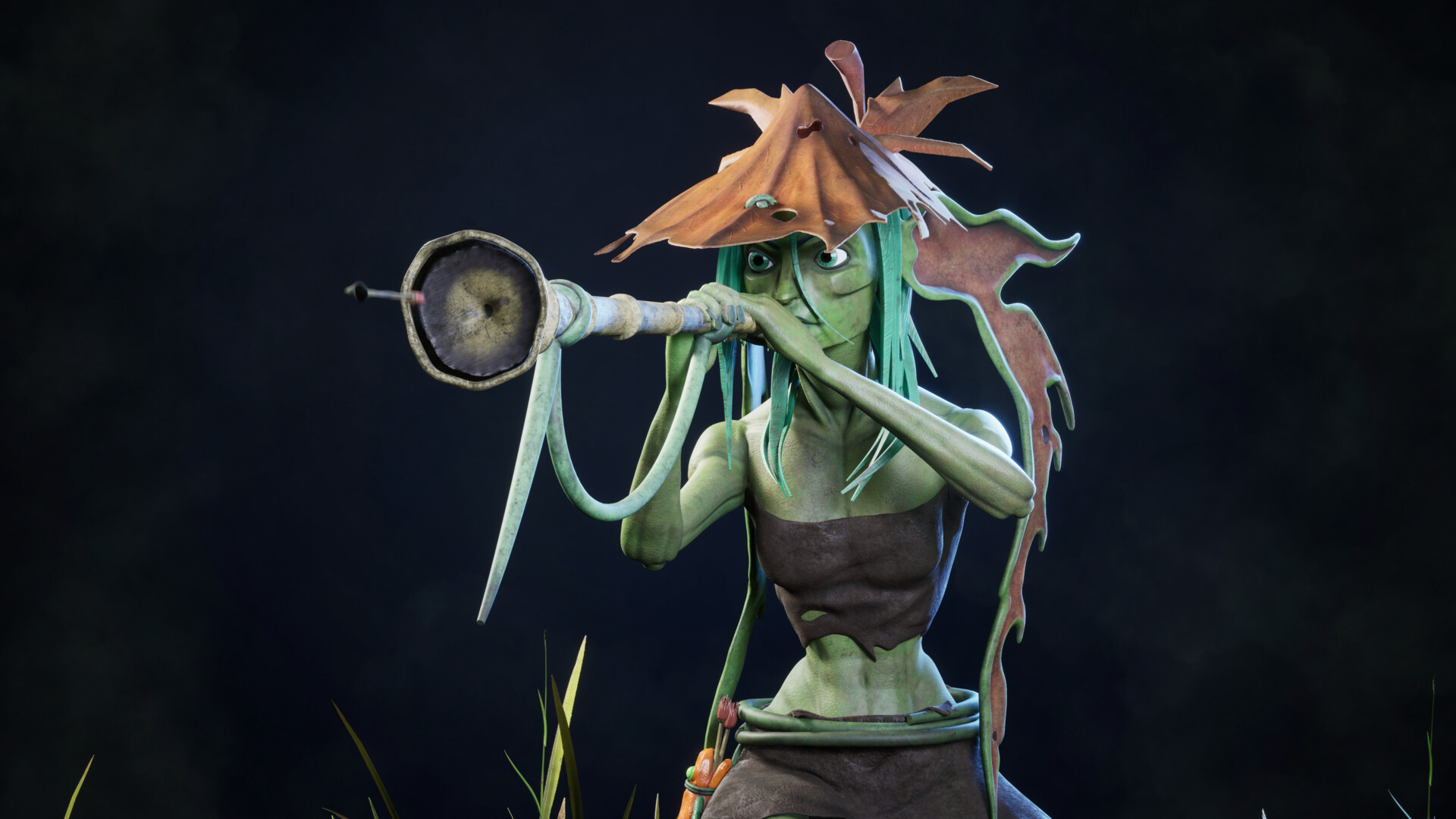 ArtStation - Spectrum Warrior - Green Zone Ranged Enemy