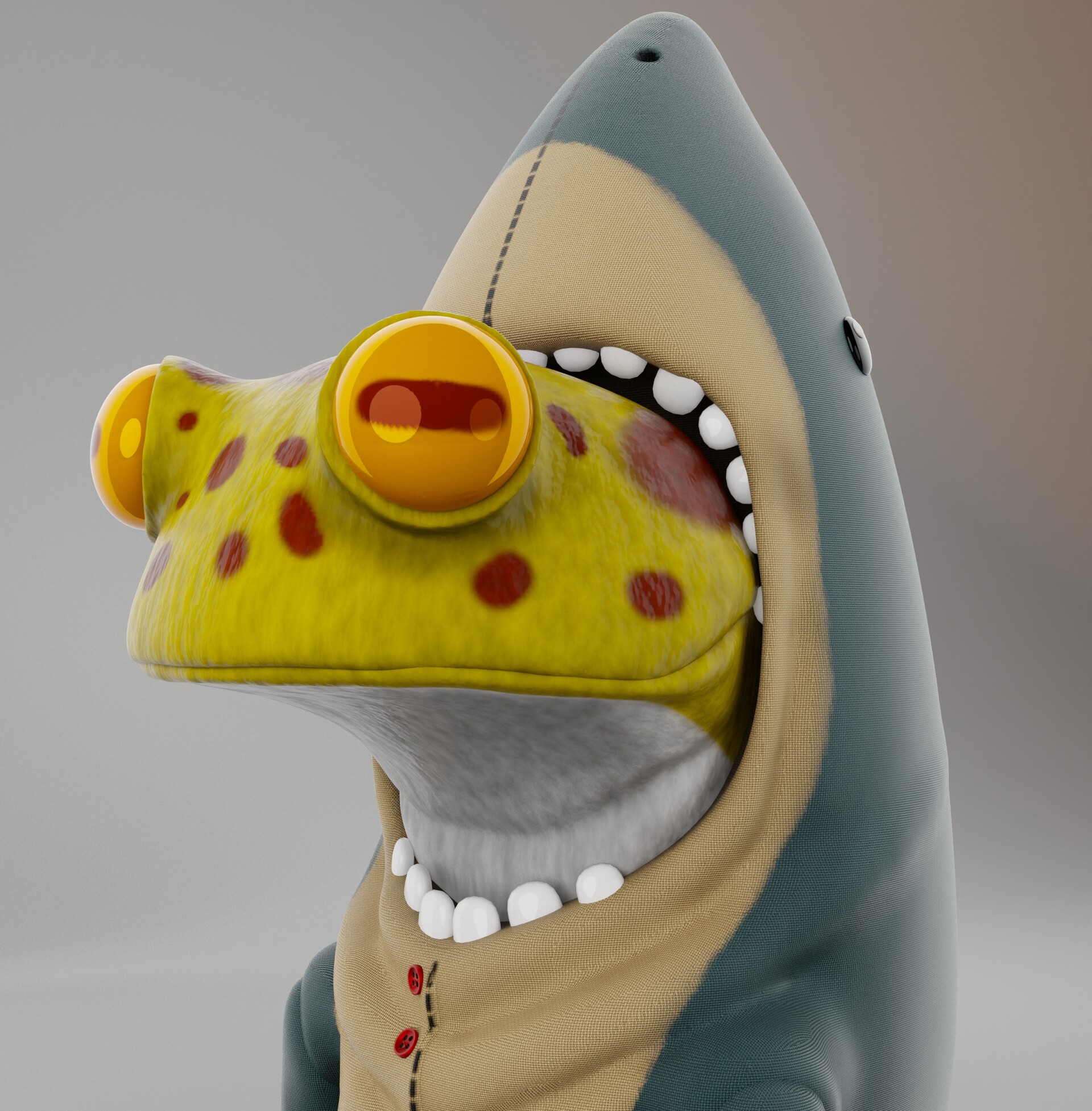 ArtStation - Frog or Shark