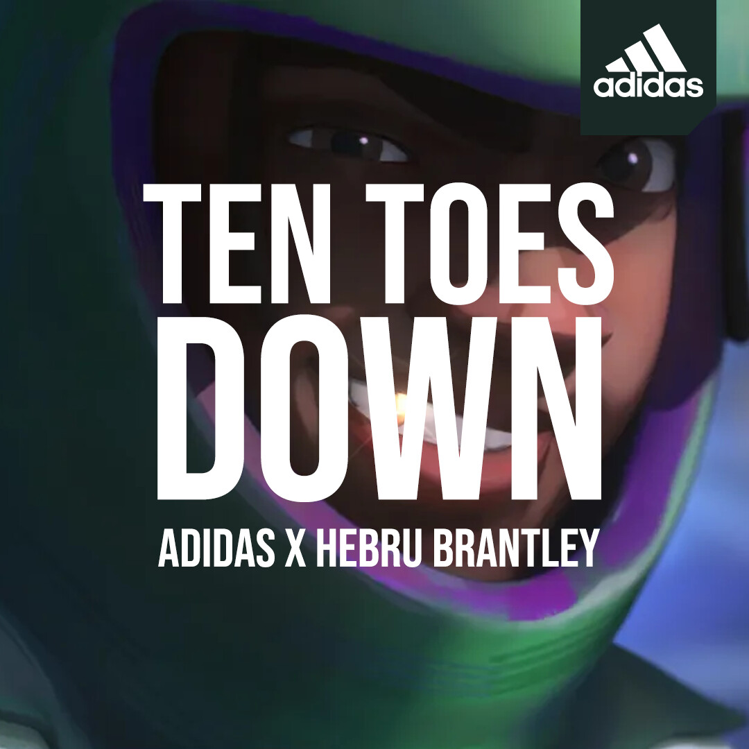 ArtStation - Ten Toes Down – Adidas x Hebru Brantley