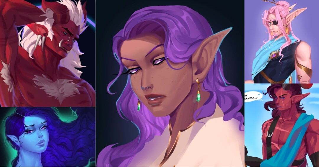 ArtStation - Rough paintings