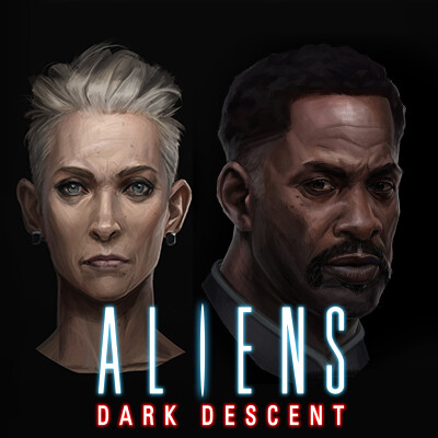 ArtStation - Weyland Yutani : Chief Administrator Barbara Pryce & Major ...