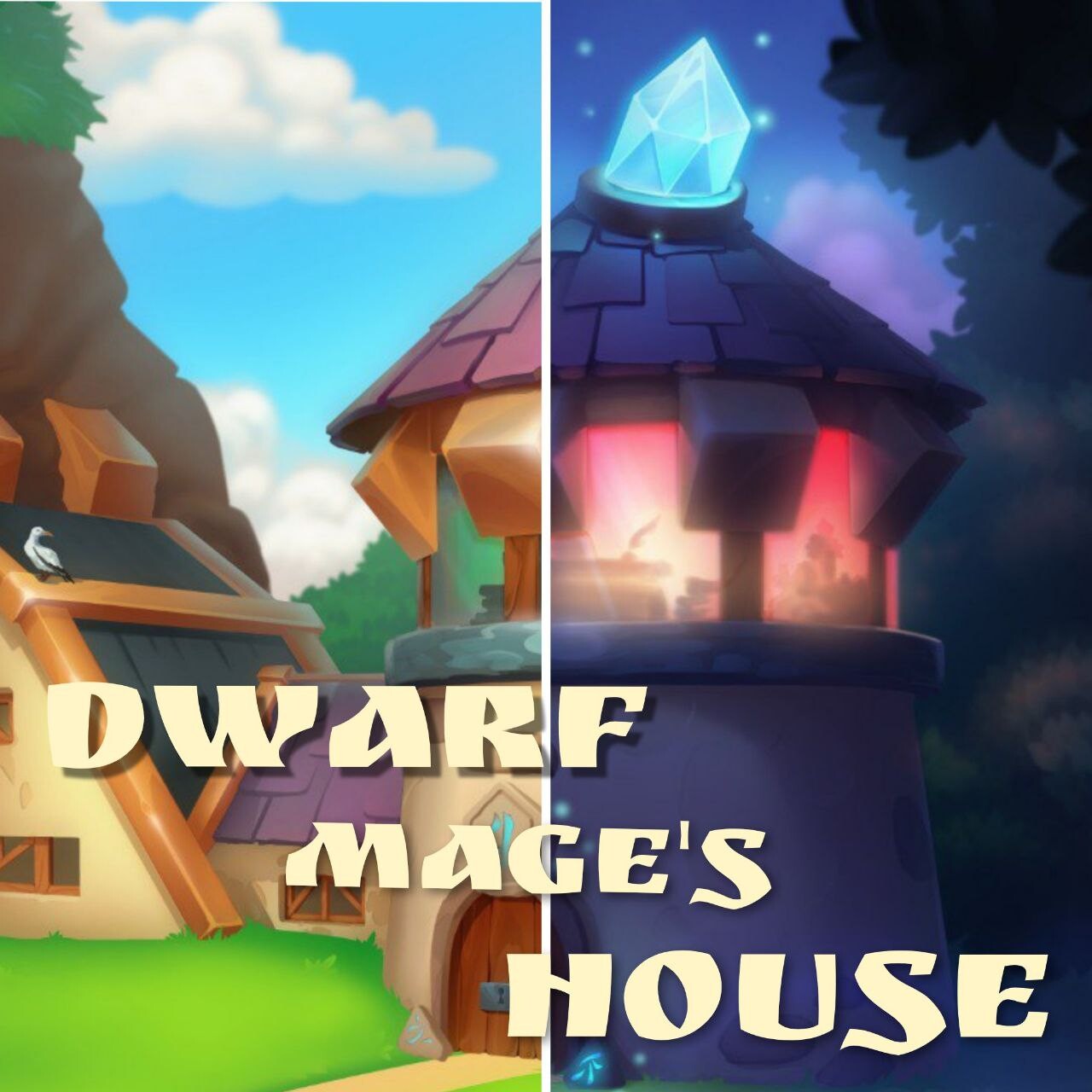 ArtStation - Dwarf Mage's House