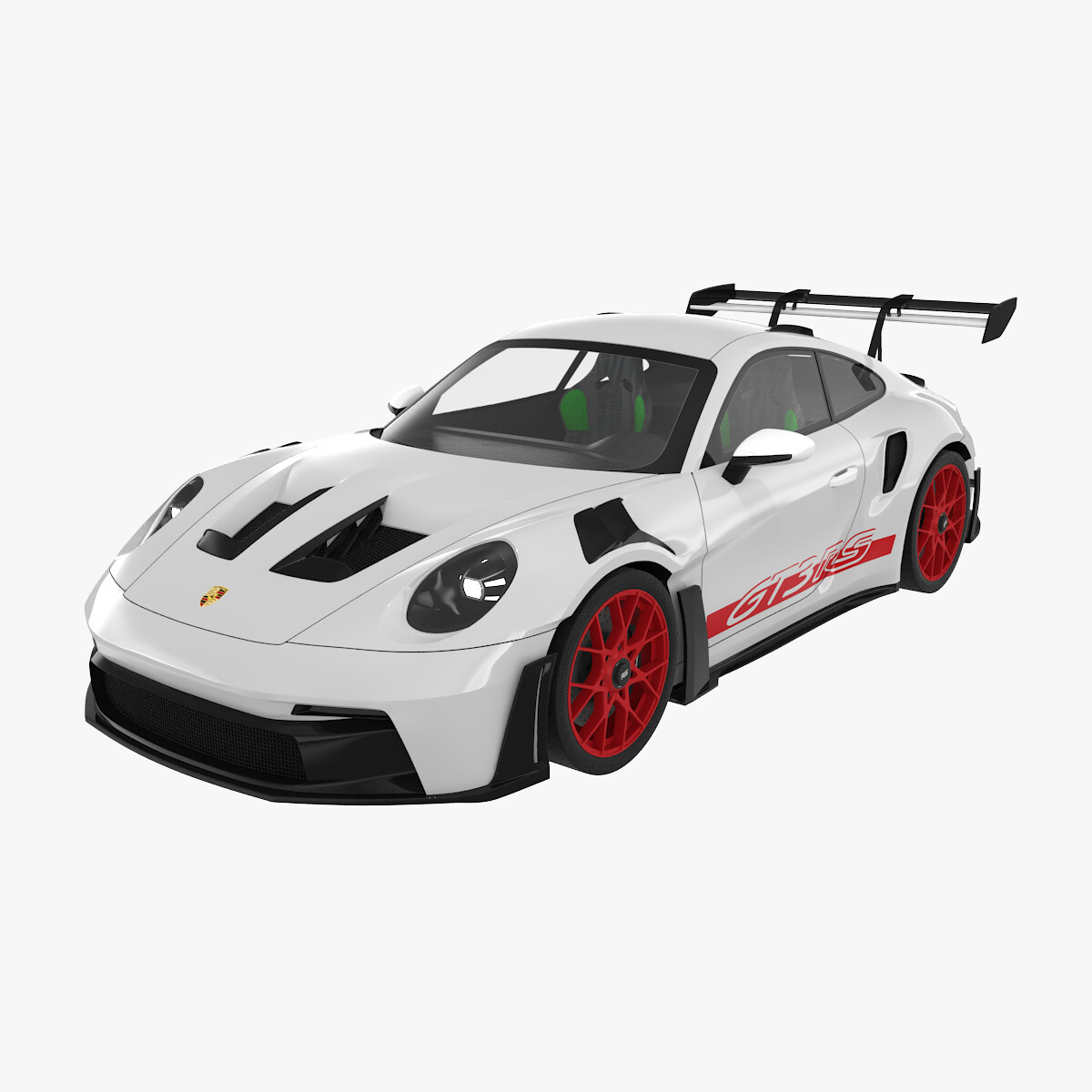 ArtStation - 3D model Porsche 911 GT3 RS