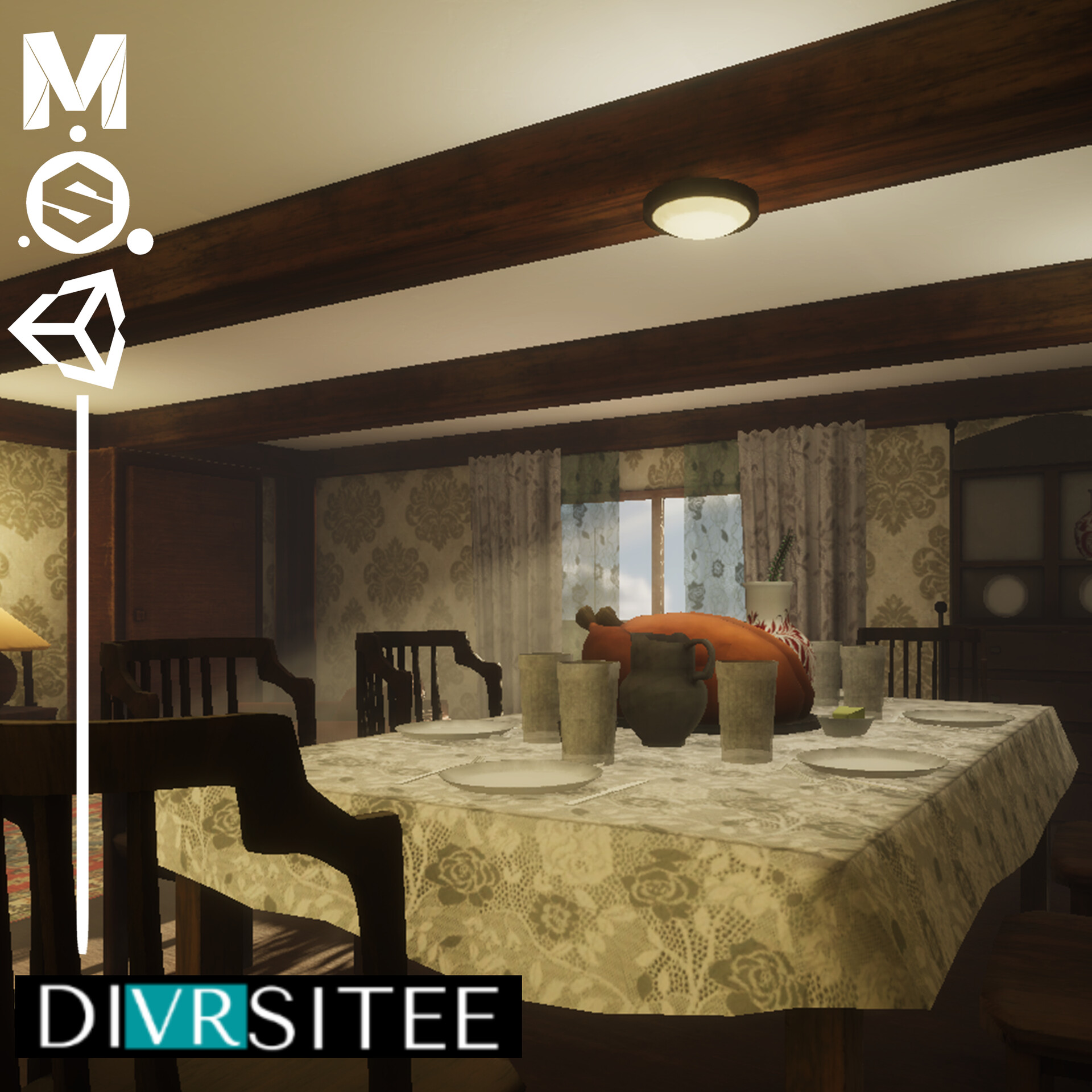 ArtStation - Eastern Europe House Interior - Serious Game, DIVRSITEE