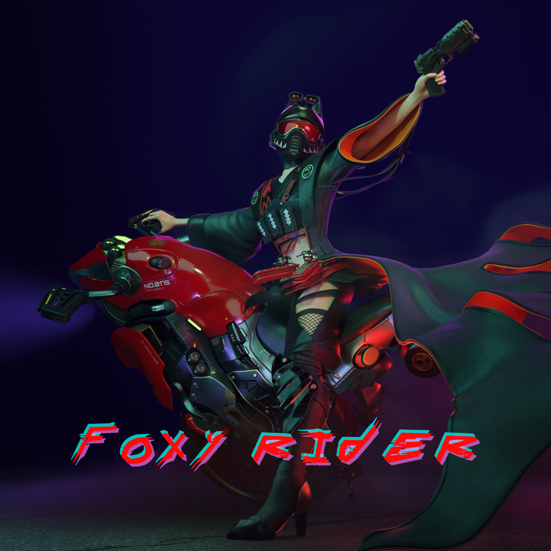 ArtStation - Foxy Rider