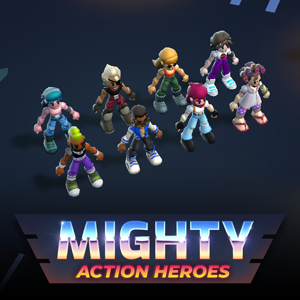 ArtStation - Mighty Action Heroes: Character Shaders
