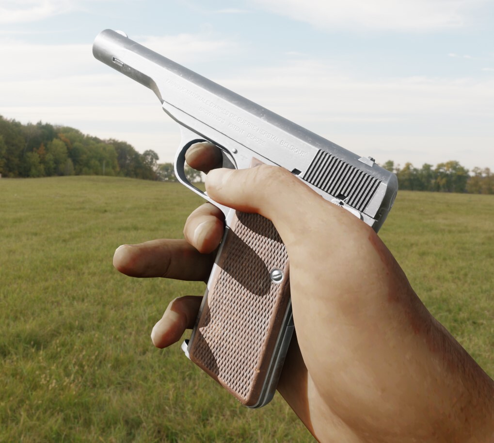 ArtStation - Pistol Animation