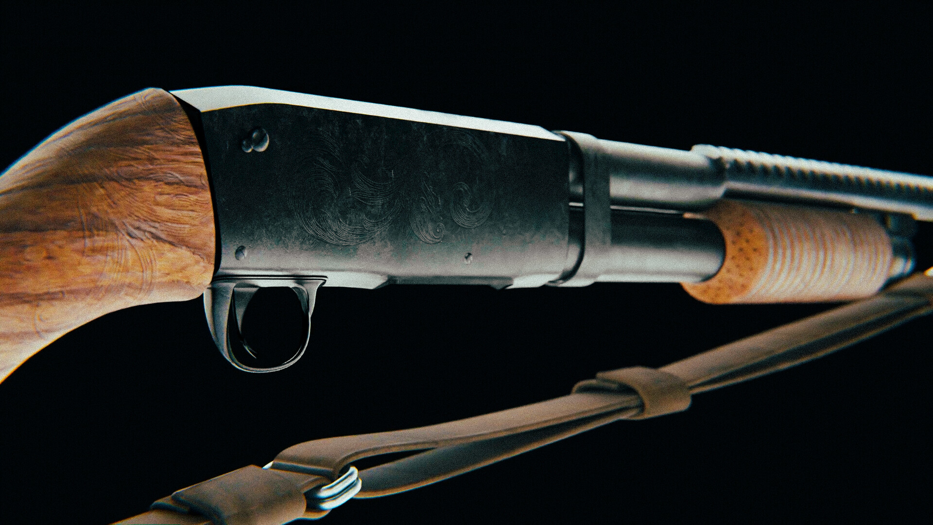 ArtStation - "ITHACA M37" Weapon 3d Model