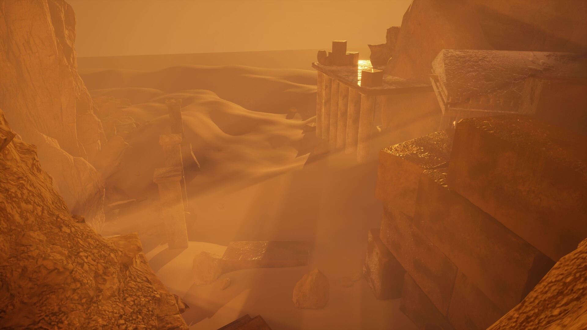 ArtStation - Sand temple project