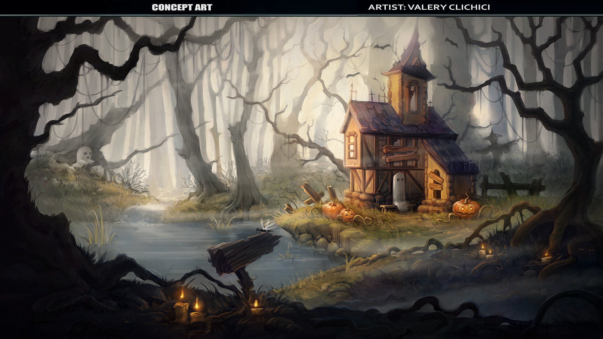 ArtStation - "Spirit House" Environment Concept Art
