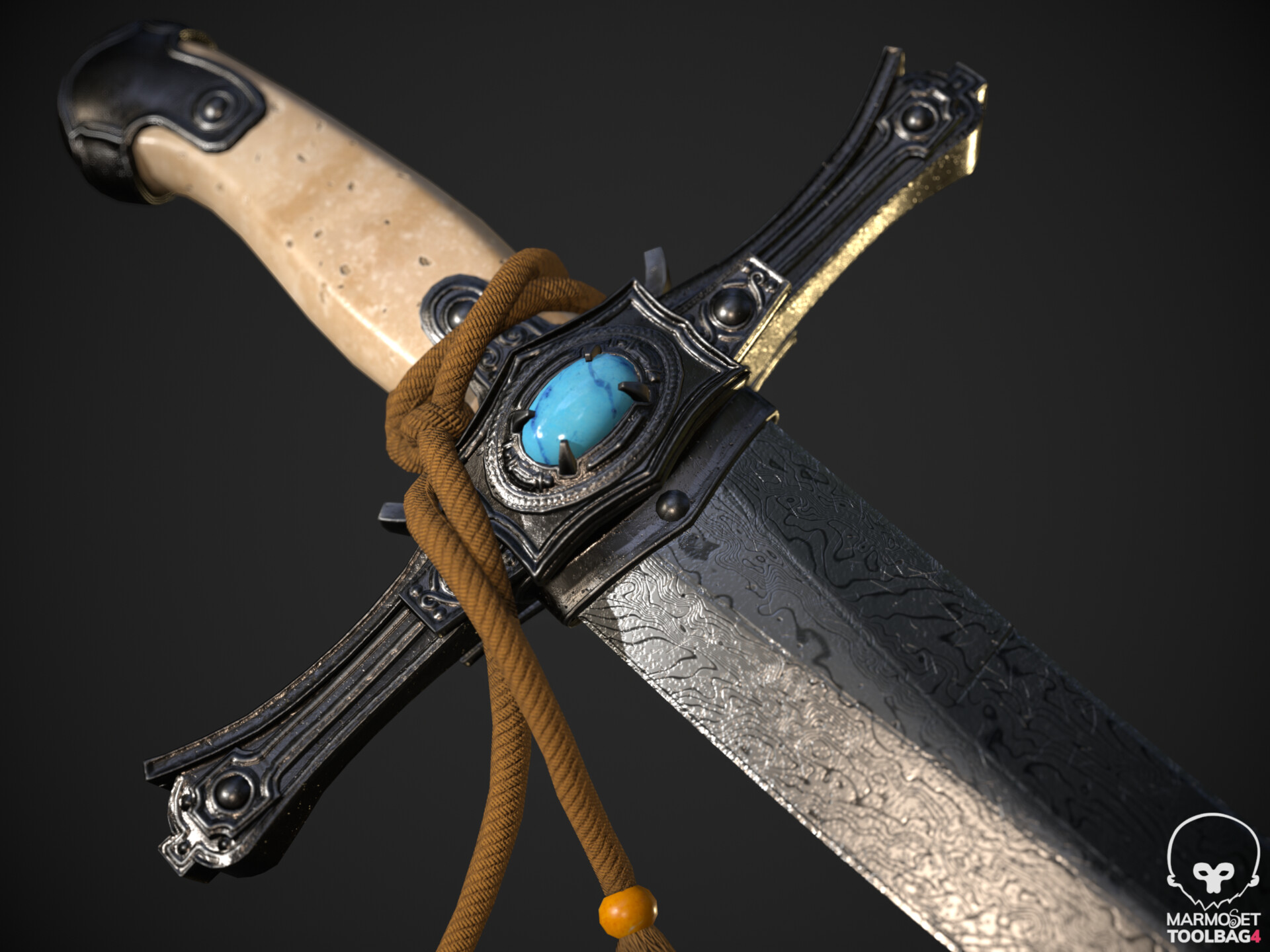 ArtStation - Dagger Texturing Project