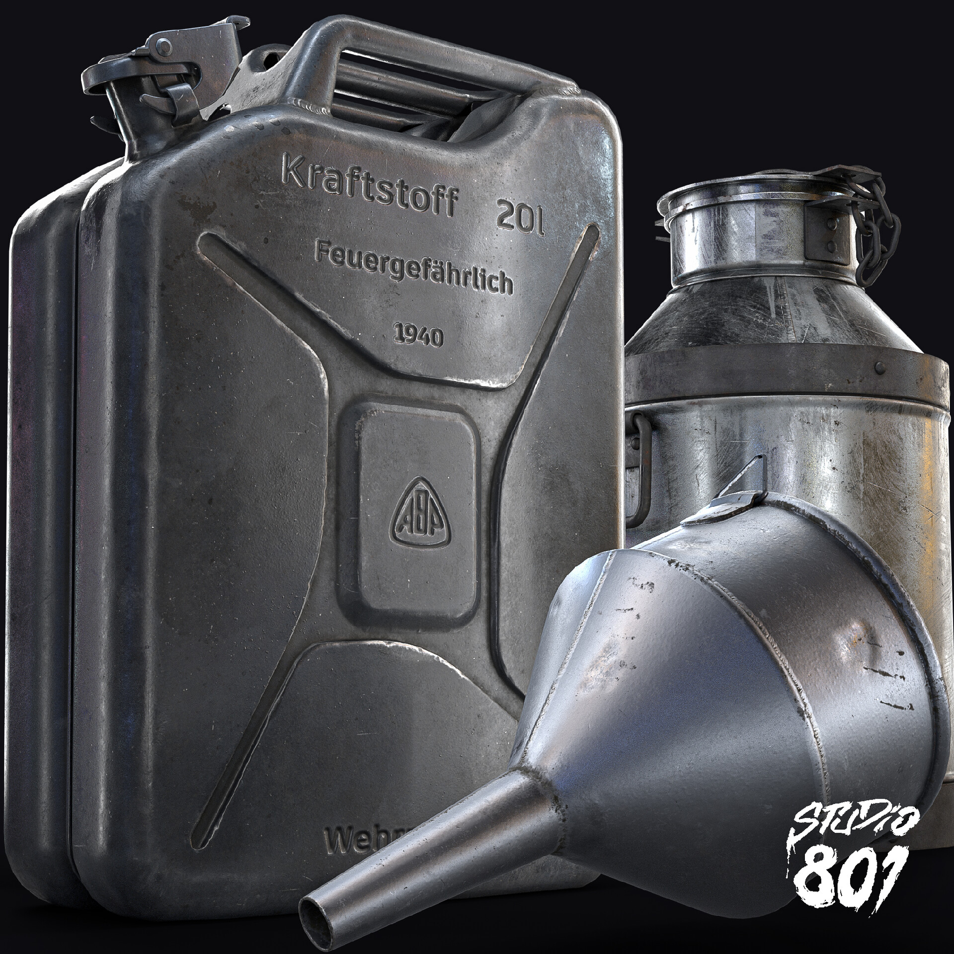 ArtStation - Metal Military Props