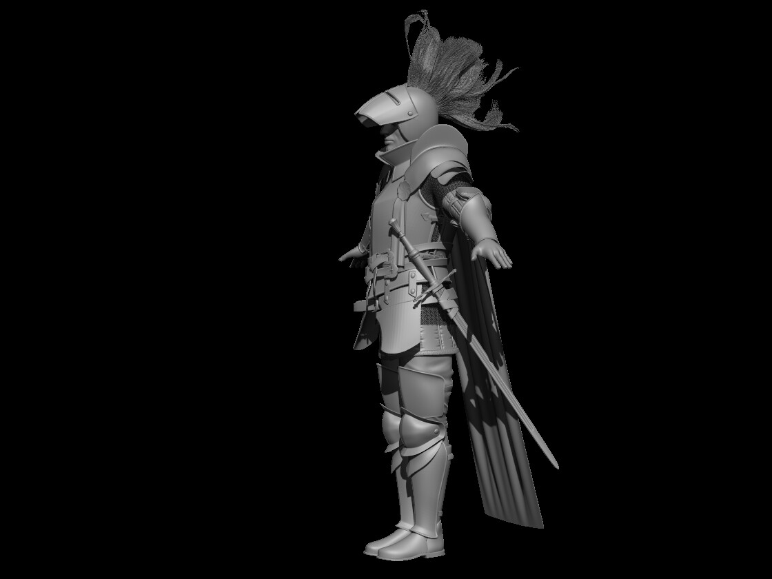 ArtStation - Knight-sculpting