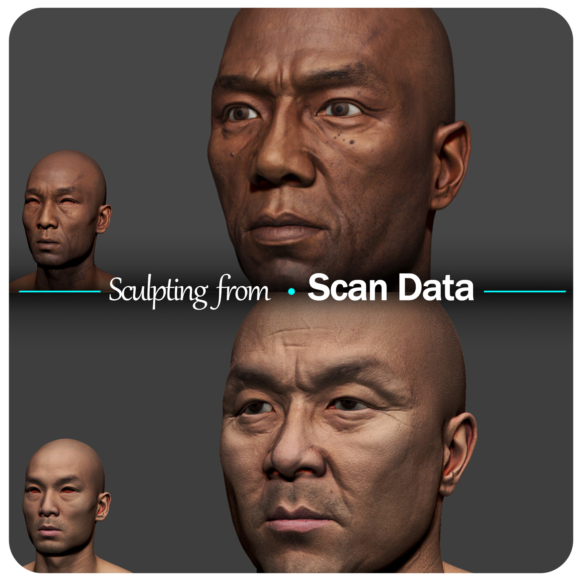 ArtStation - Sculpting from Scan Data