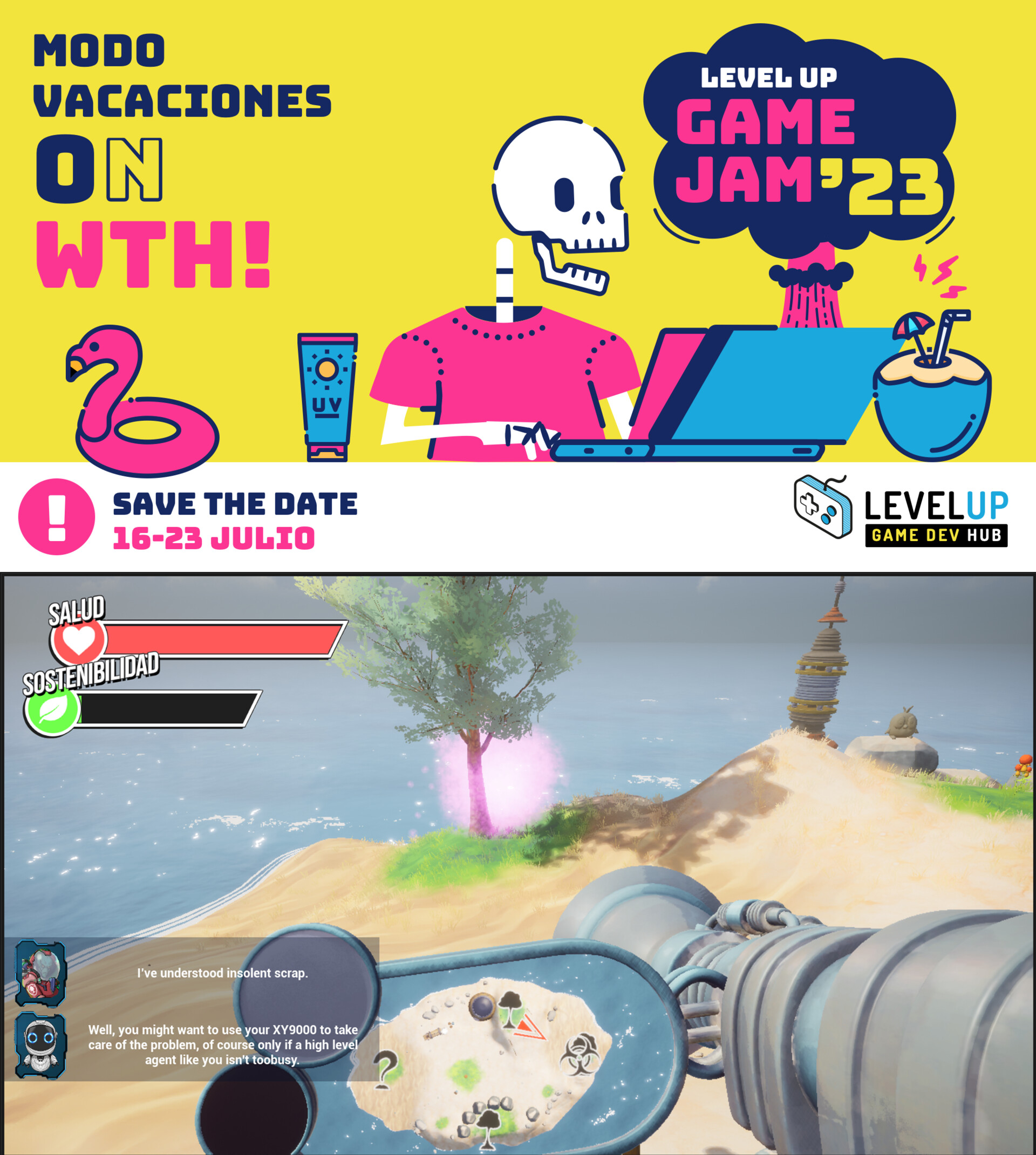 ArtStation - Noo-noo Island Game Jam Game