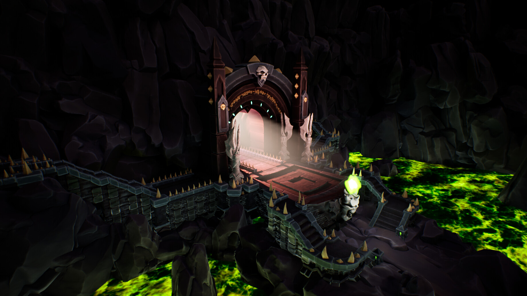 ArtStation - Stylized Underworld Lair