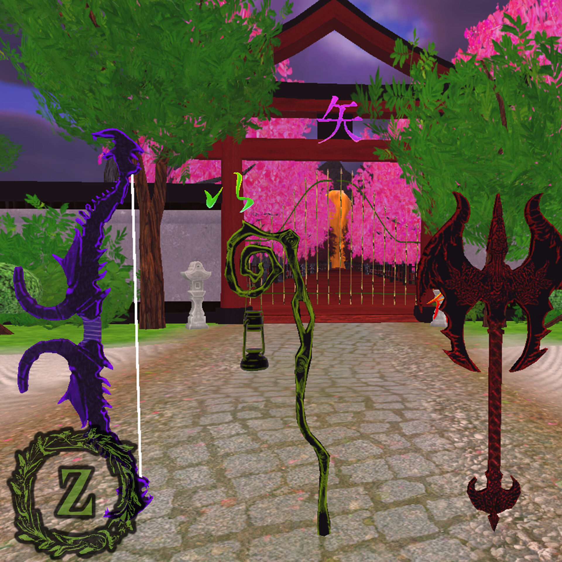 ArtStation - Zoltech Studios - Ancient Weapons of Sakura