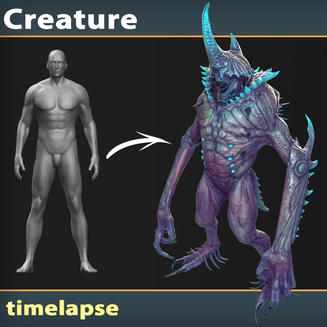 ArtStation - Creature | Timelapse