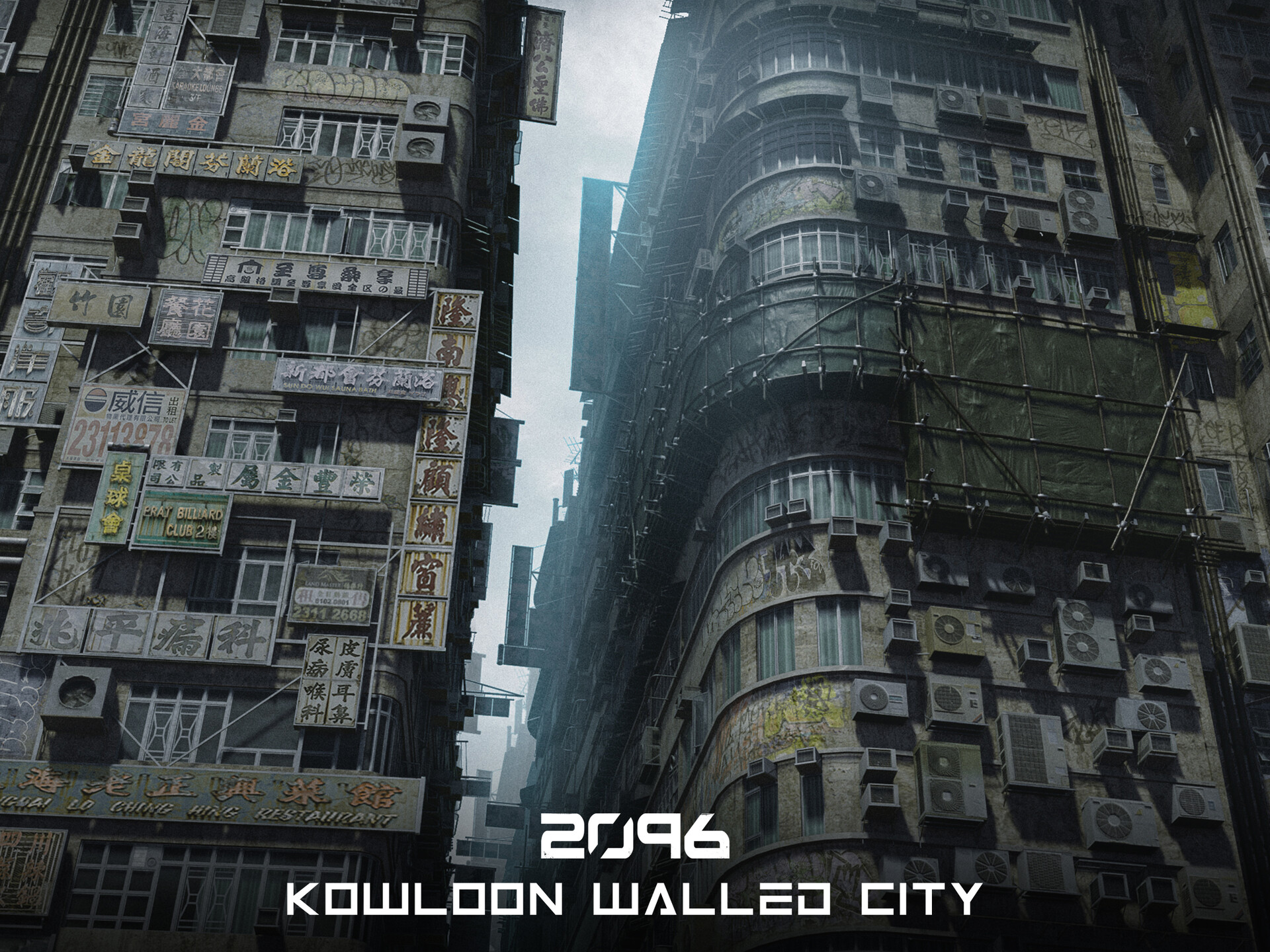 ArtStation - 2096 Kowloon Walled City - Divide
