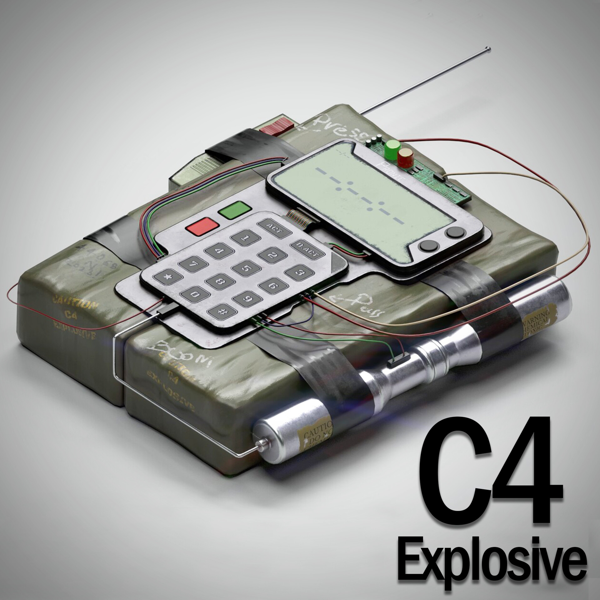 ArtStation - Composition C-4 Explosive