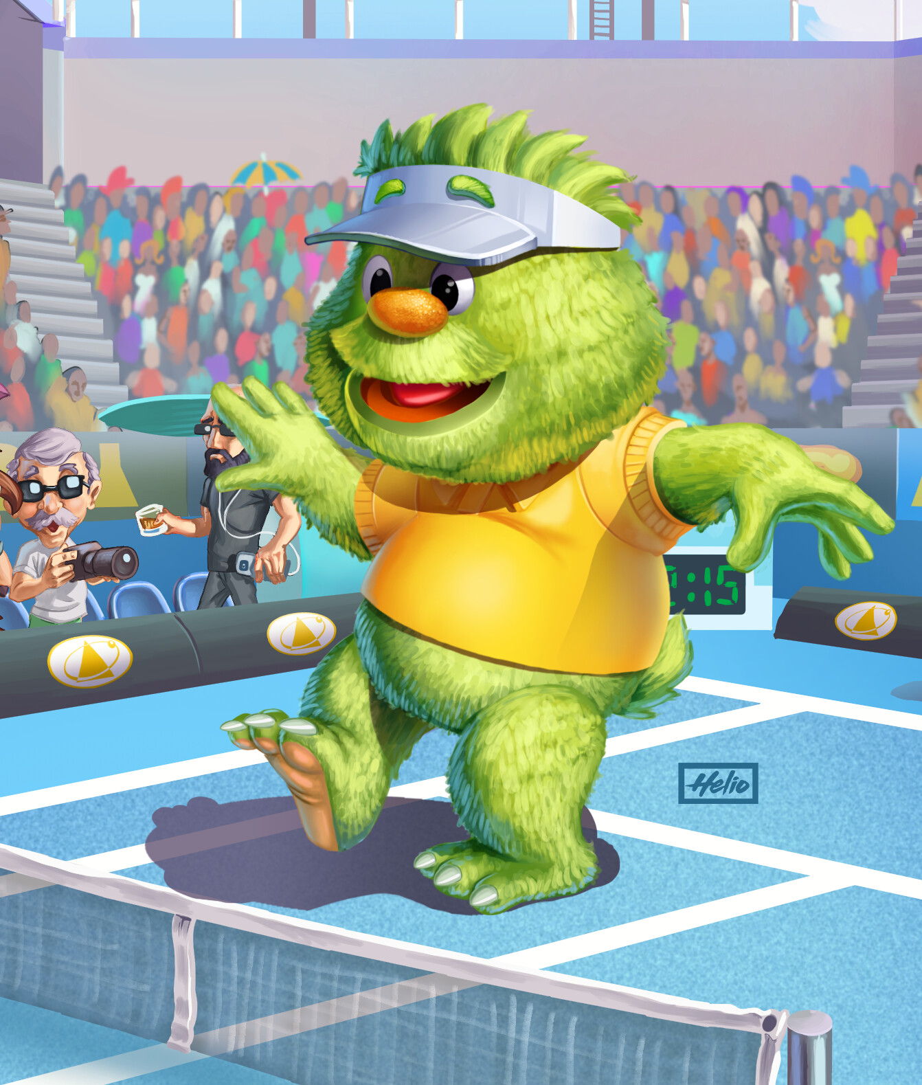 ArtStation - Tennis Mascot