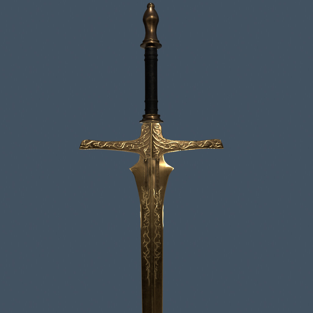 ArtStation - Engraved Long Sword