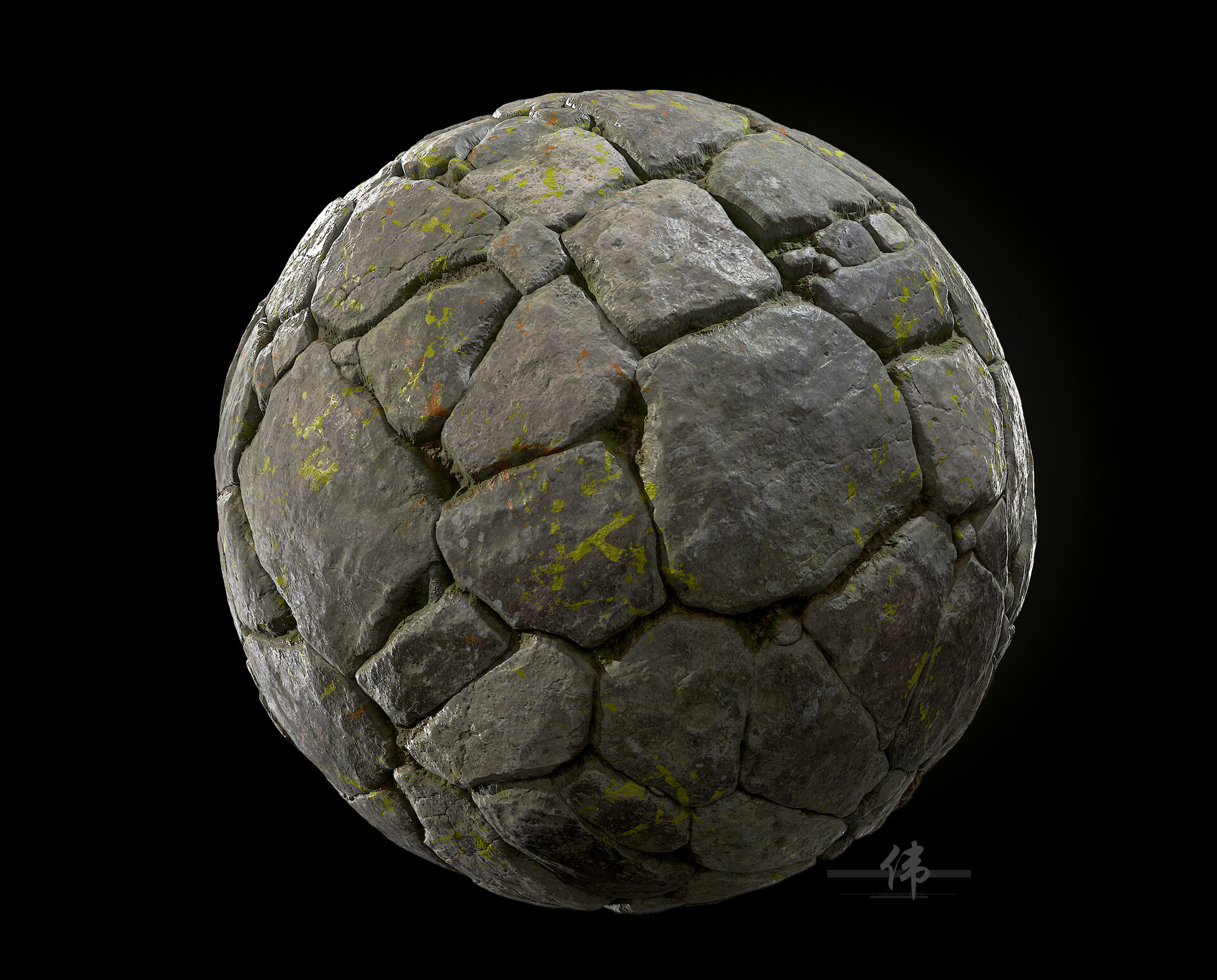 ArtStation - Substance Designer stone wall