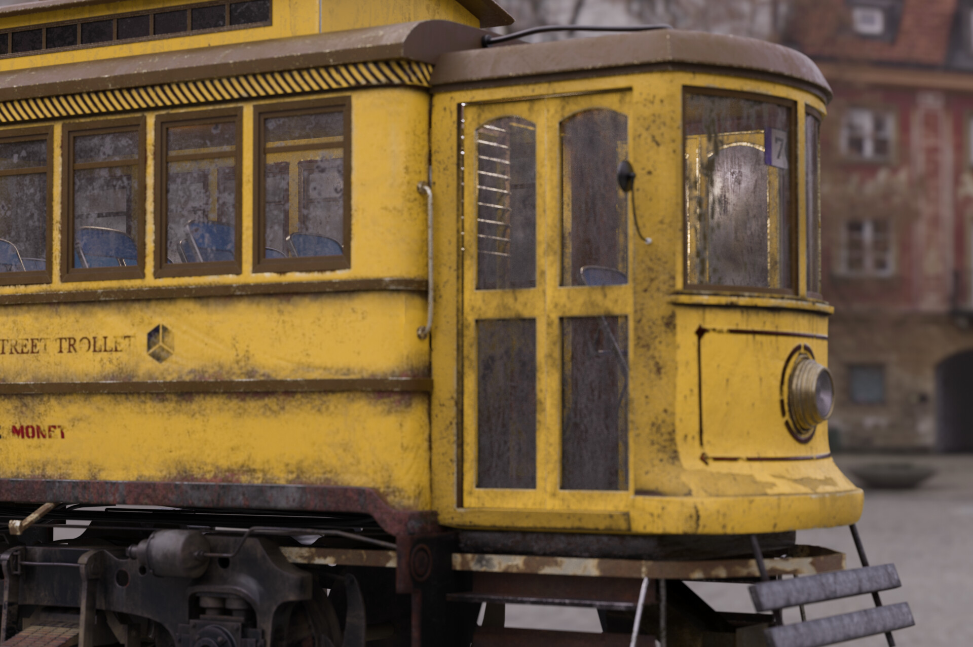 ArtStation - STREET RUNNING TRAIN