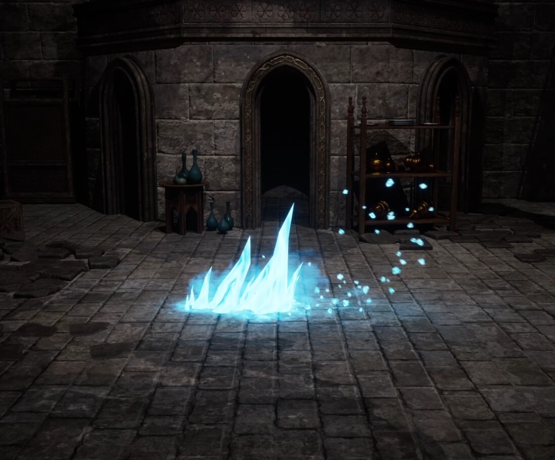ArtStation - UE 5.2 VFX - Ice Spikes Attack
