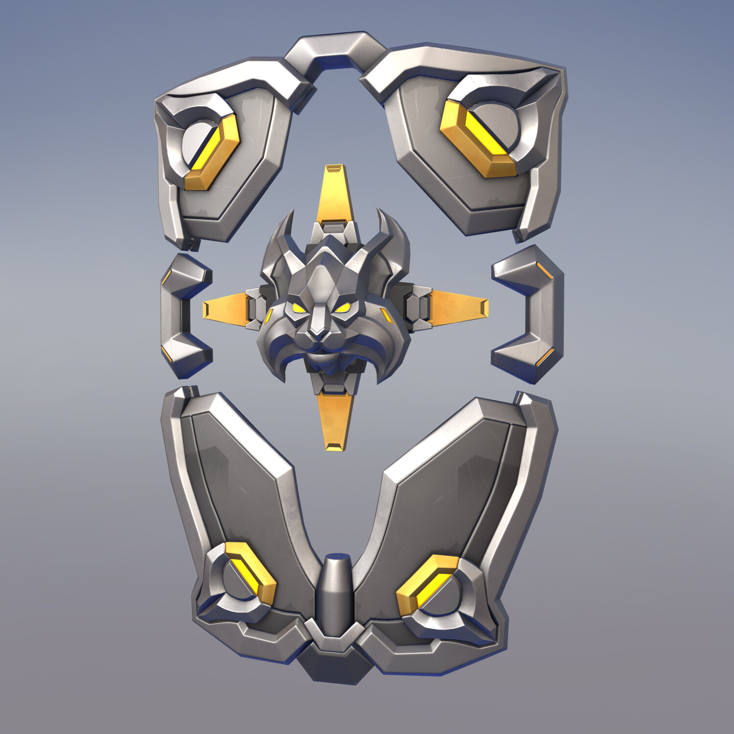 ArtStation - Brigitte shield practice