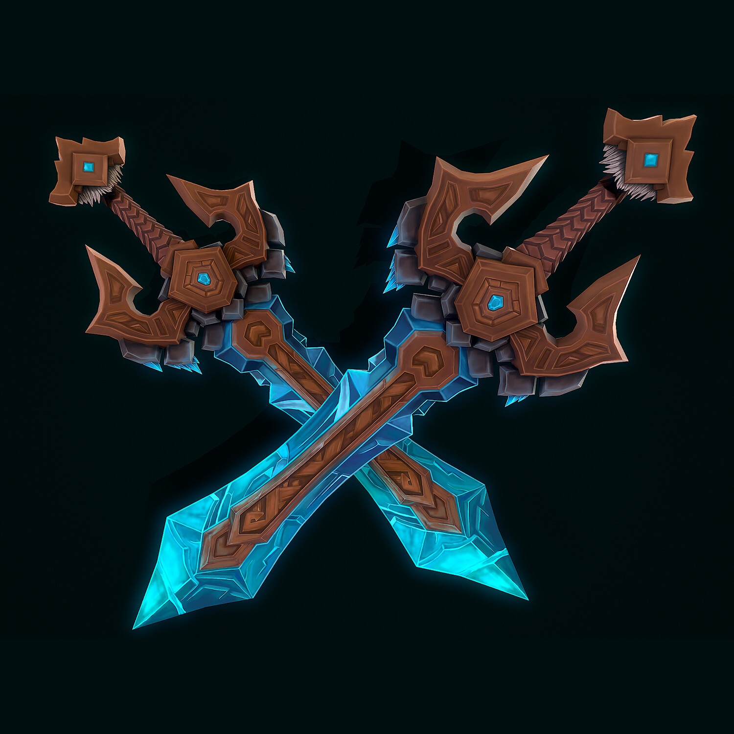 ArtStation - Stylized Ice Sword