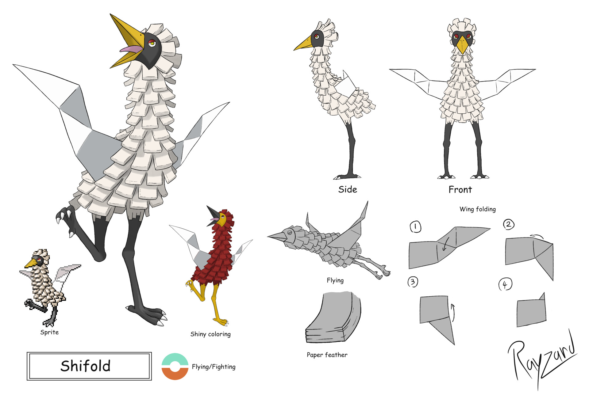 ArtStation - Fakemon rework concept art