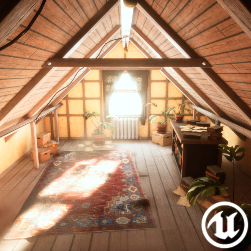 ArtStation - The Forgotten Attic