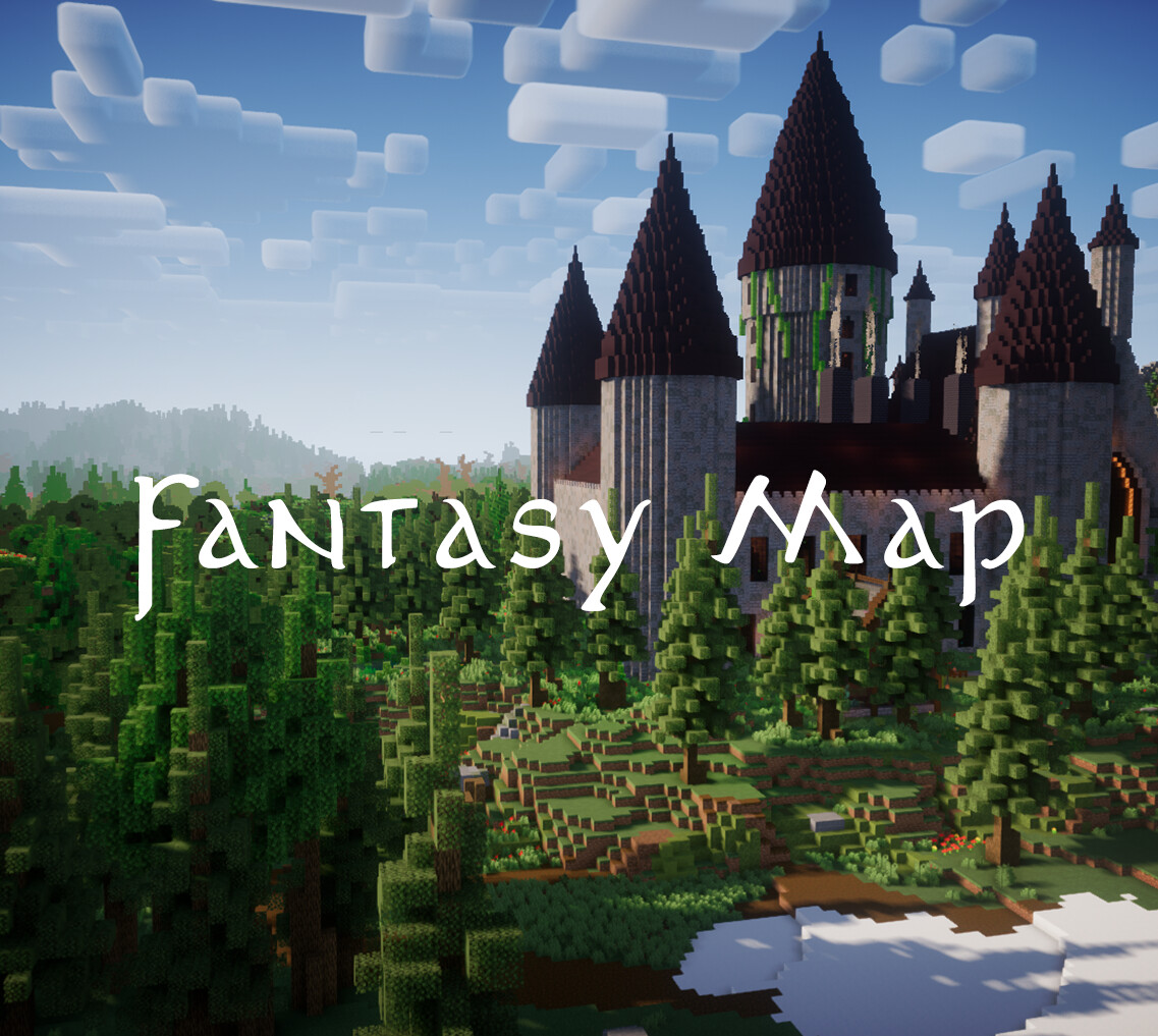 ArtStation - Minecraft Fantasy Map