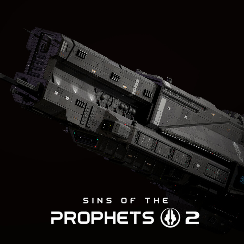 ArtStation - Sins of the Prophets 2 - Eion-class Light Carrier