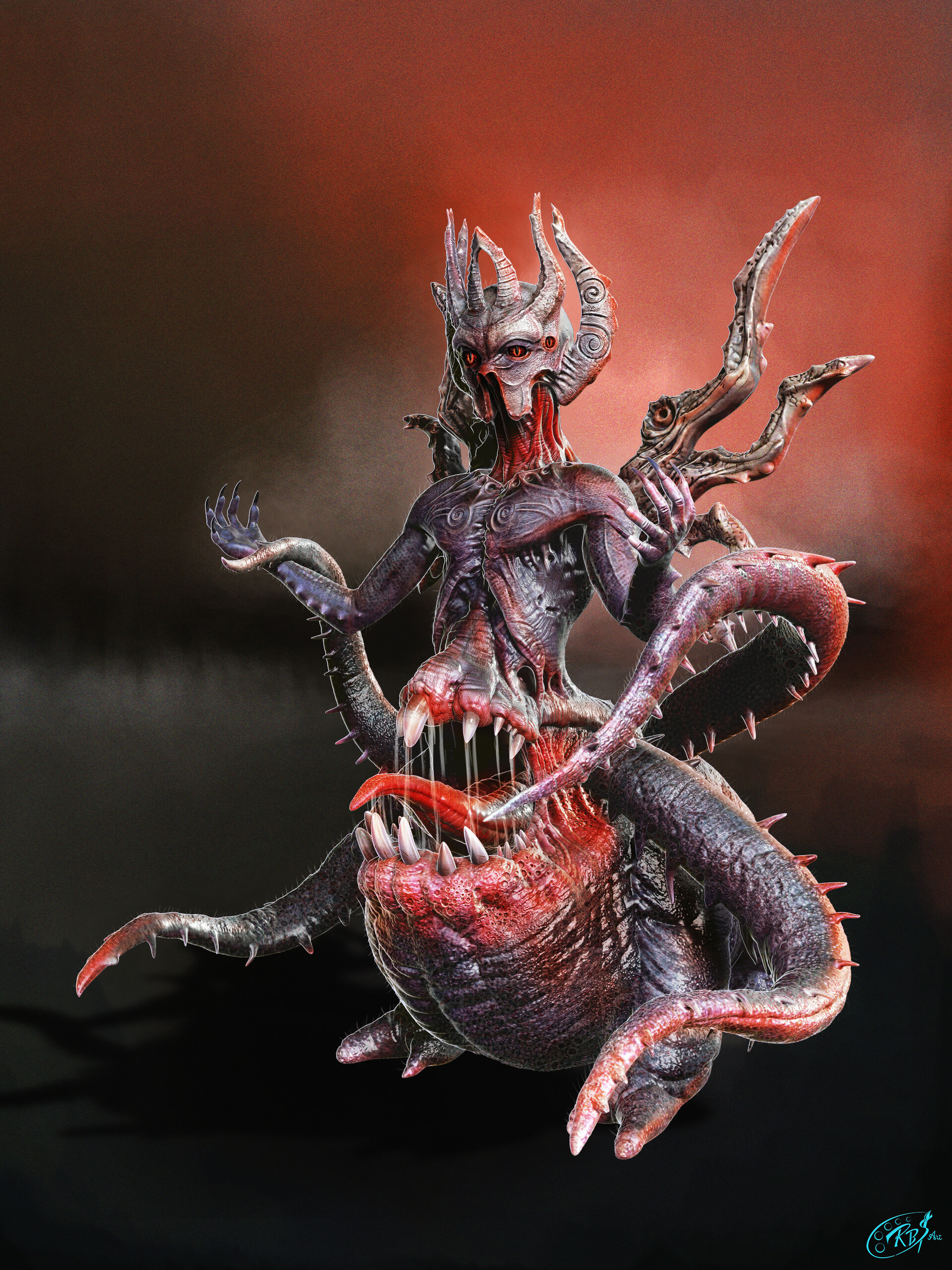 ArtStation - Evil (creature)