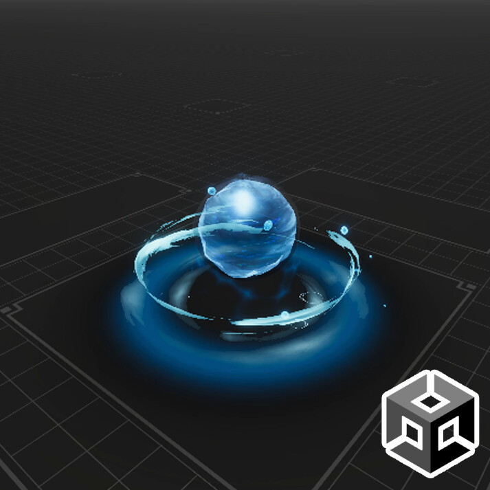 ArtStation - Water Ball Explosion FX
