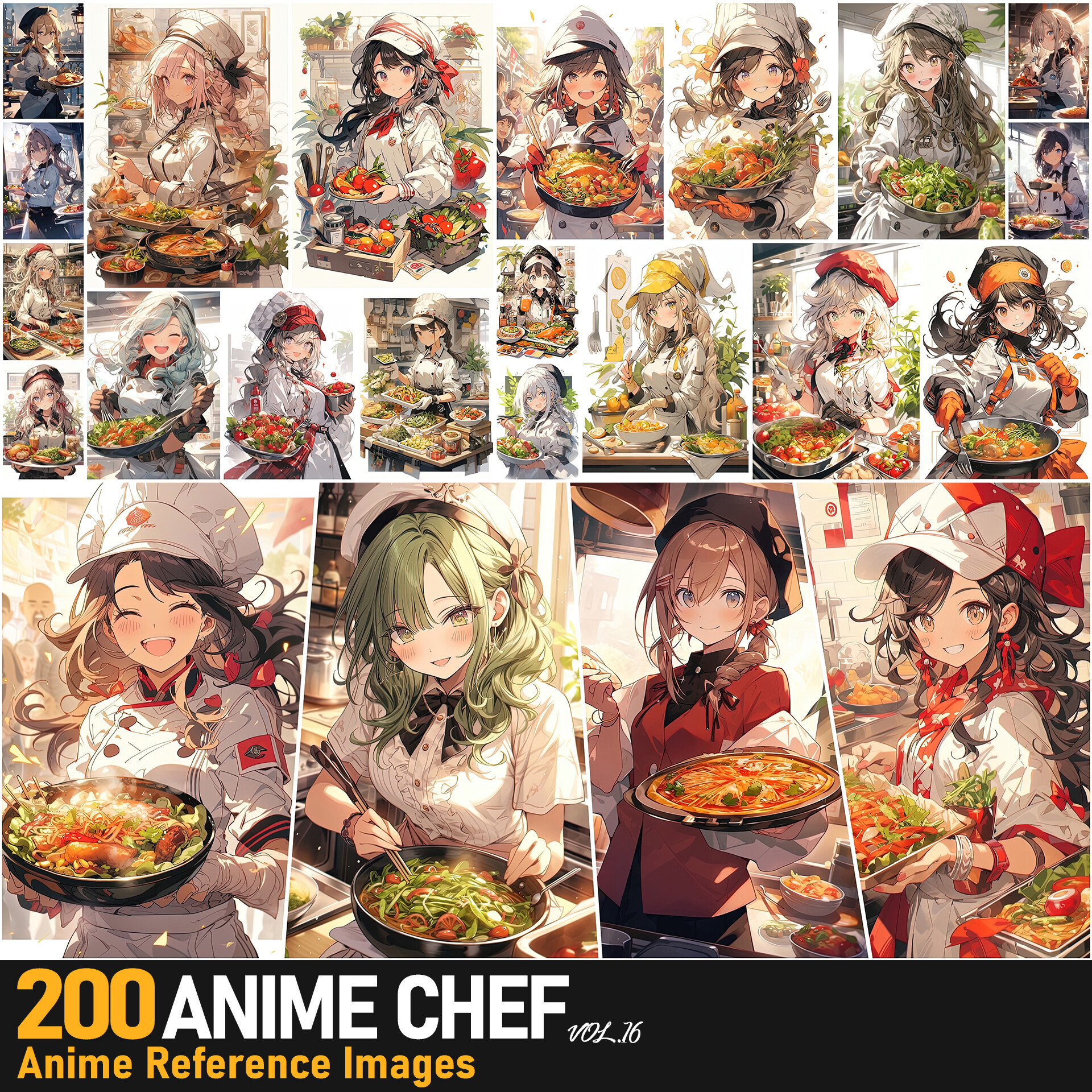 ArtStation - Anime Chef VOL.016|4K Reference Images